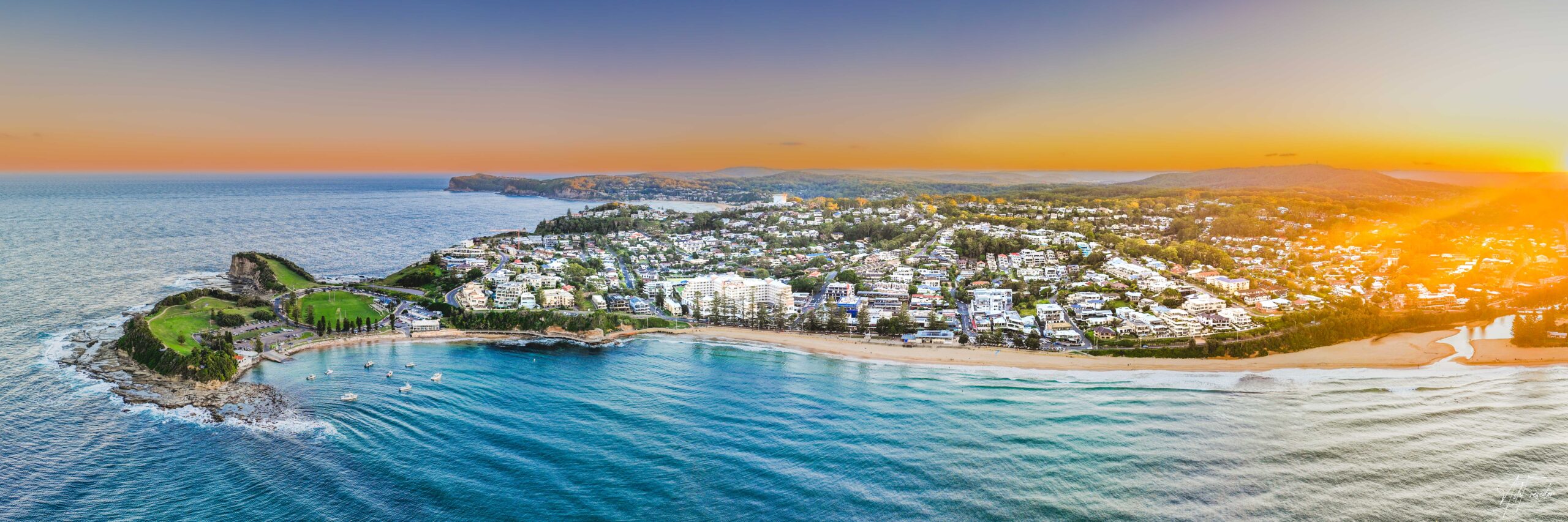 Terrigal at Sunset – Eye from the Sky